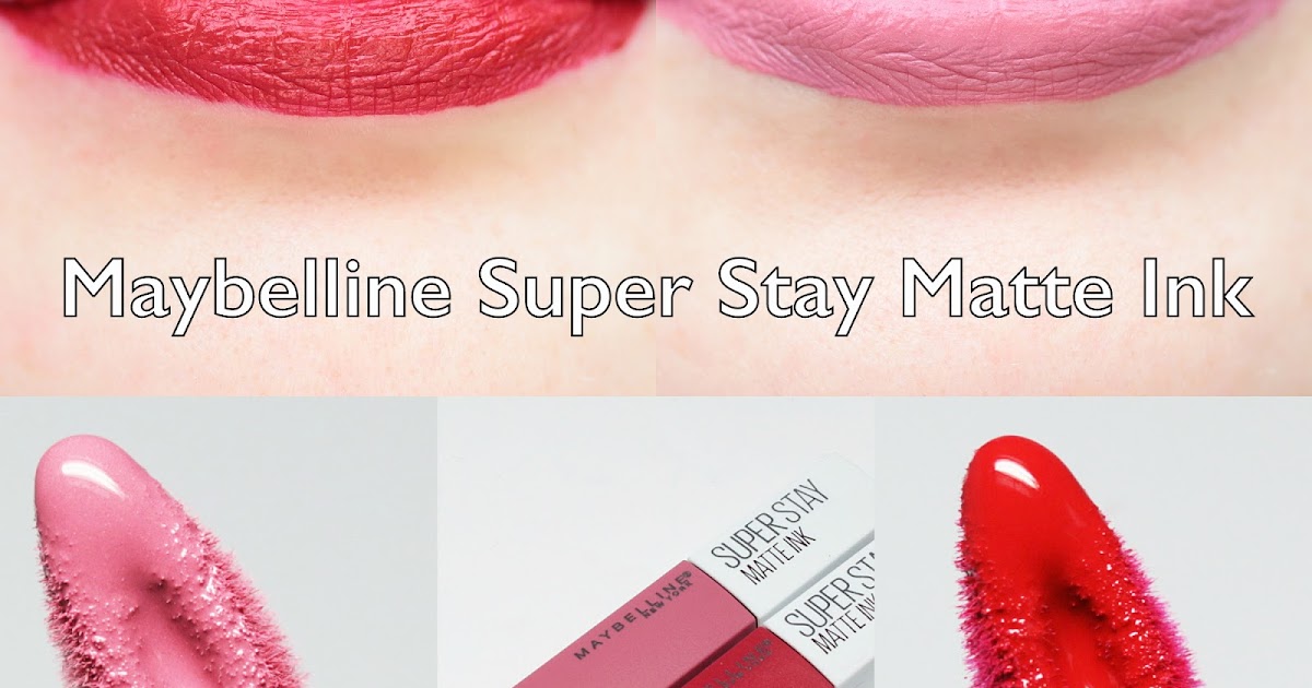 The Polished Hippy: Maybelline Super Stay Matte Ink Liquid Lipstick ...