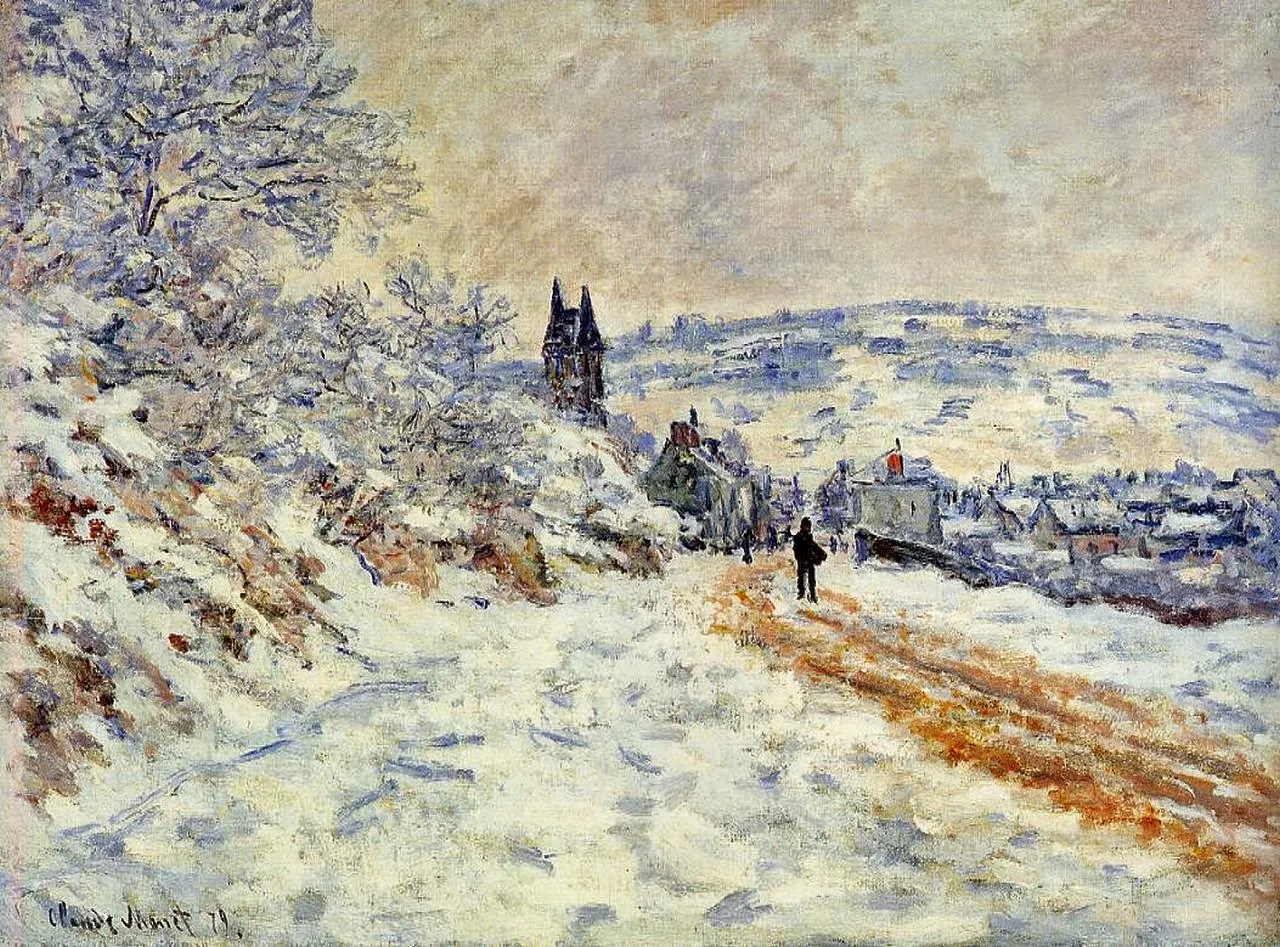 Claude Monet ~ Snow Effect | Winter landscapes | Tutt'Art@ | Pittura ...