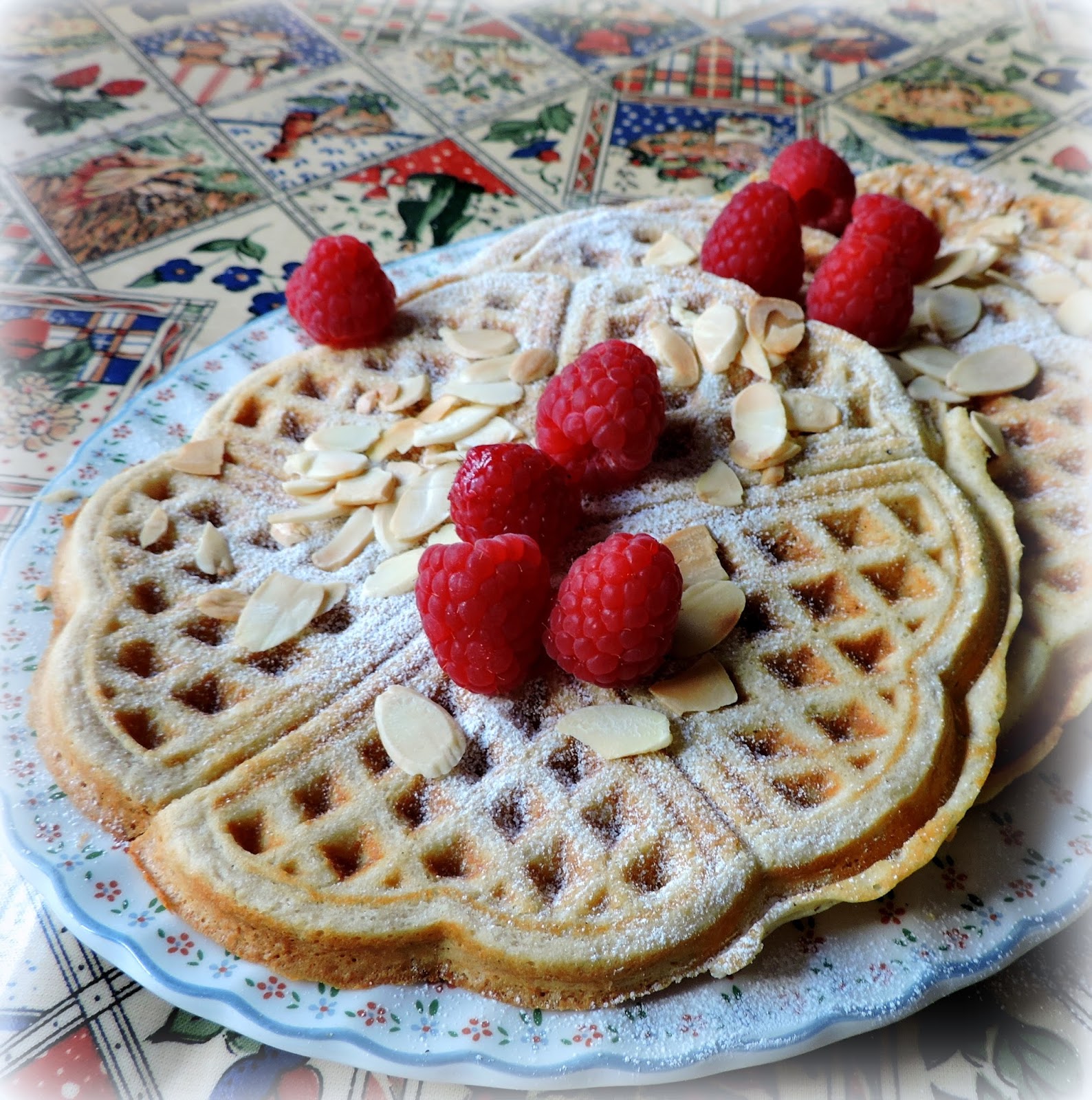 Toasted Almond Waffles | The English Kitchen