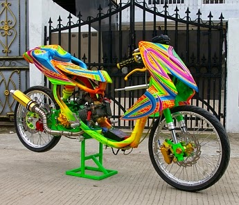 Modifikasi Motor Honda Beat Drag Style ~ Modifikasi Motor Matic