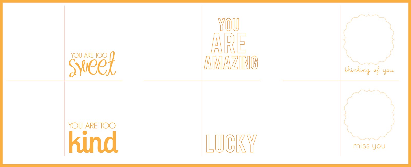 Yellow Box Cards {free download} - Kiki & Company