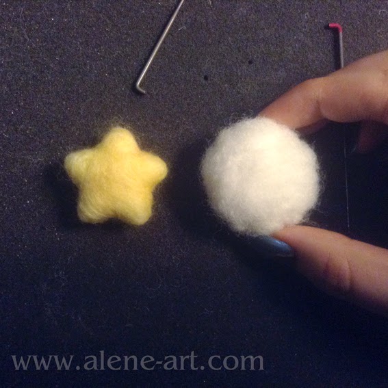 Alene Illustration: Tutorial: Needle Felted Star
