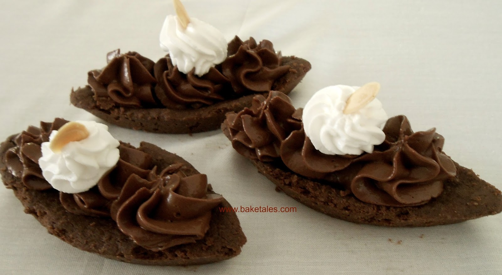 Chocolate ganache boats | Bake Tales