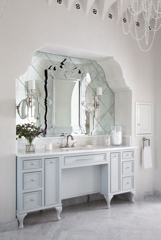 Eye For Design: Decorating With Multiple Layered Mirrors