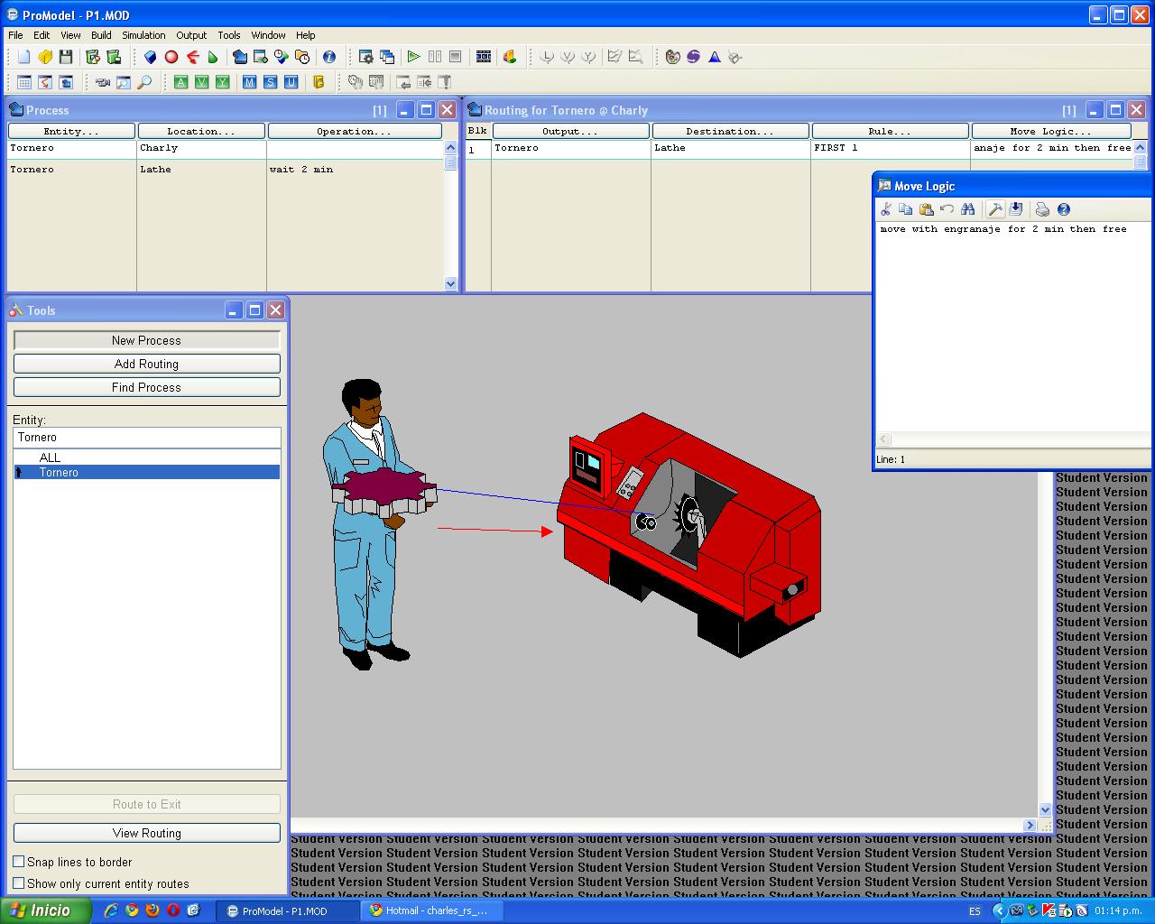 Ingeniería de Métodos: Simulacion con PROmodel