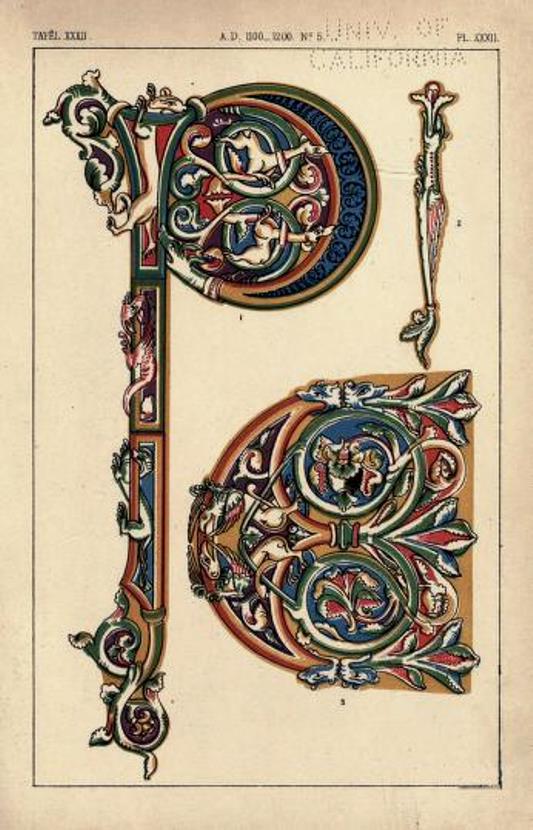A Través del Uniberto: La iluminación de los manuscritos medievales, 1866