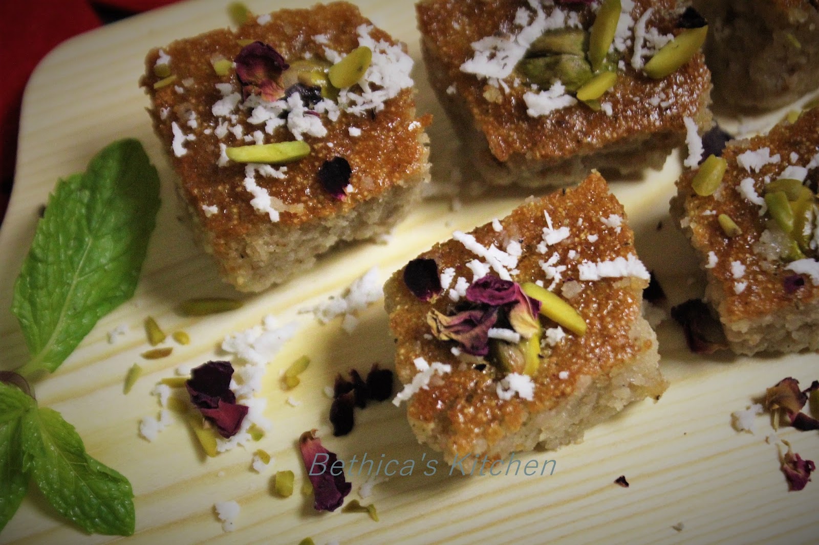 Bethica's Kitchen Flavours: Basbousa