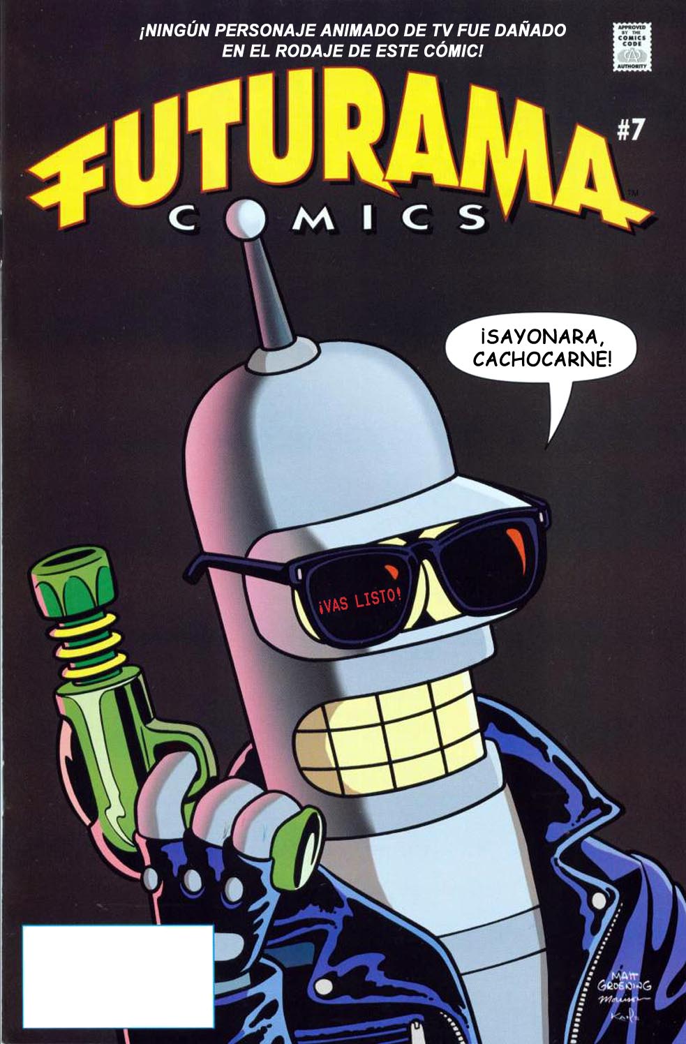 comics cbr y algo mas: futurama 7