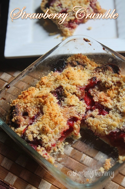 Strawberry Crumble Recipe | Strawberry Crisp Recipe