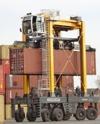 New straddle carrier cranes delivered to Peel Ports, The Port of Liverpool