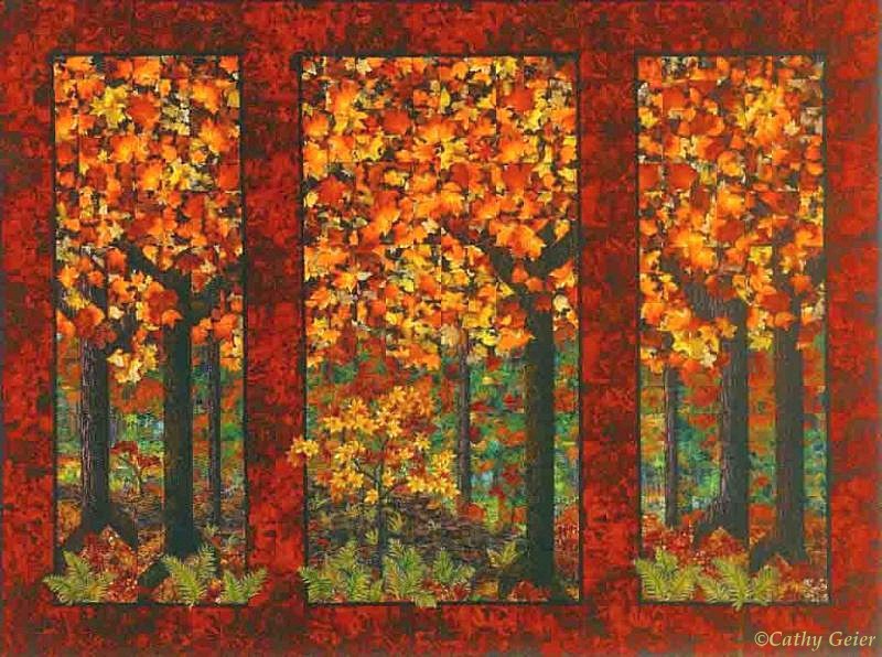 Cathy Geier's Quilty Art Blog: Fall! My Favorite Season for Quilting