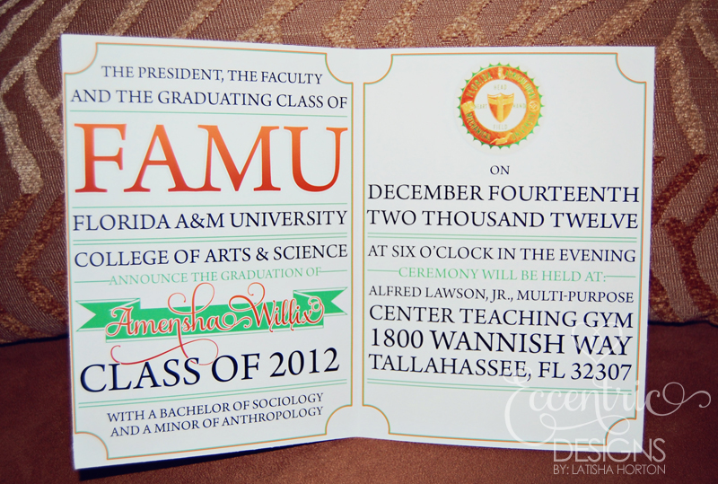 Eccentric Designs by: Latisha Horton: FREELANCE - Custom Graduation ...