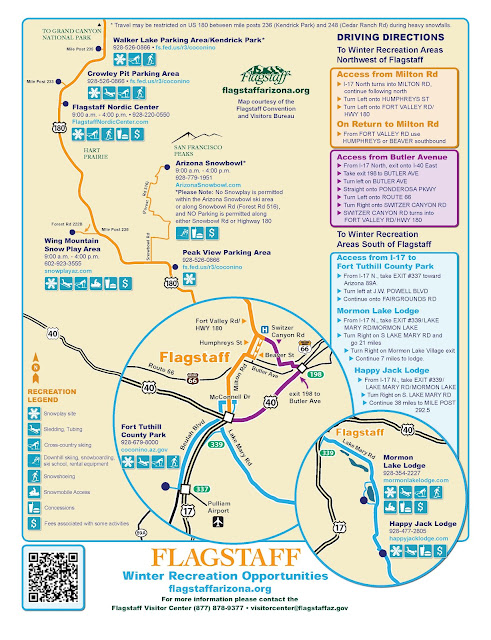 Flagstaff - Arizona's Wonderland of Adventure : Snowplay Areas in Flagstaff