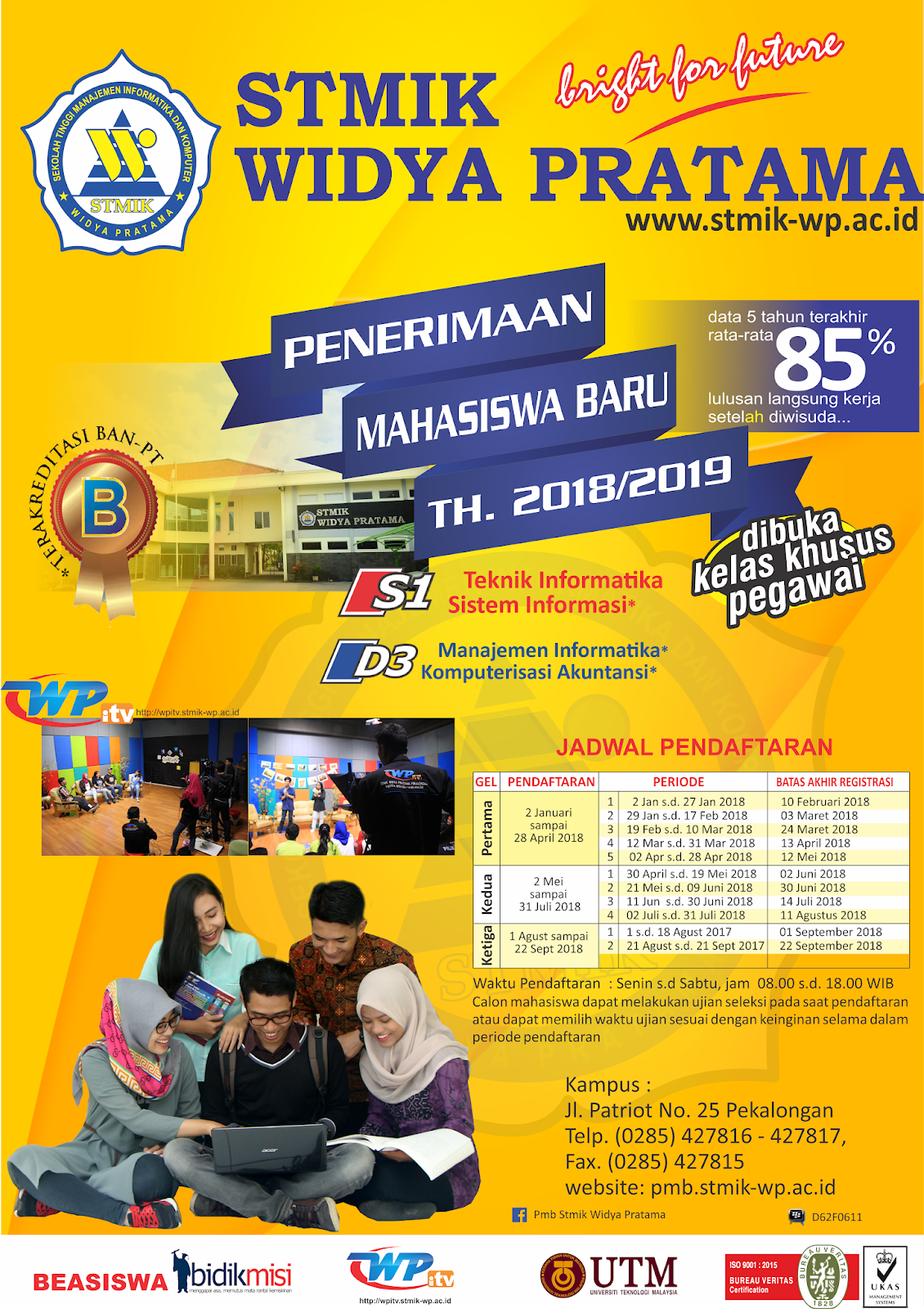 Hasil Desain Poster PMB 2017/2018 | Wachid Dw ~ ngeBLOG