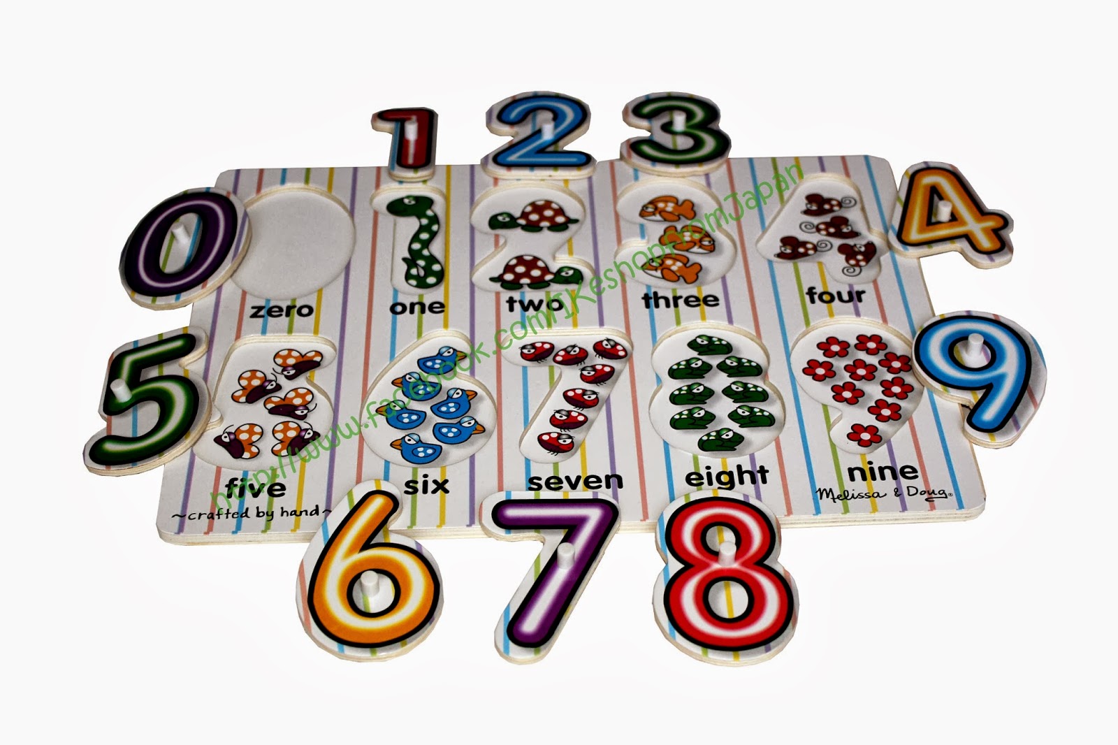 iK e-shop from Japan: Melissa and Doug See-Inside Numbers Peg Puzzle