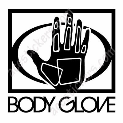 BODY GLOVE(ボディグローブ) Logo # 001 Stickers (16 x 15.4 cm) | acestickers.com