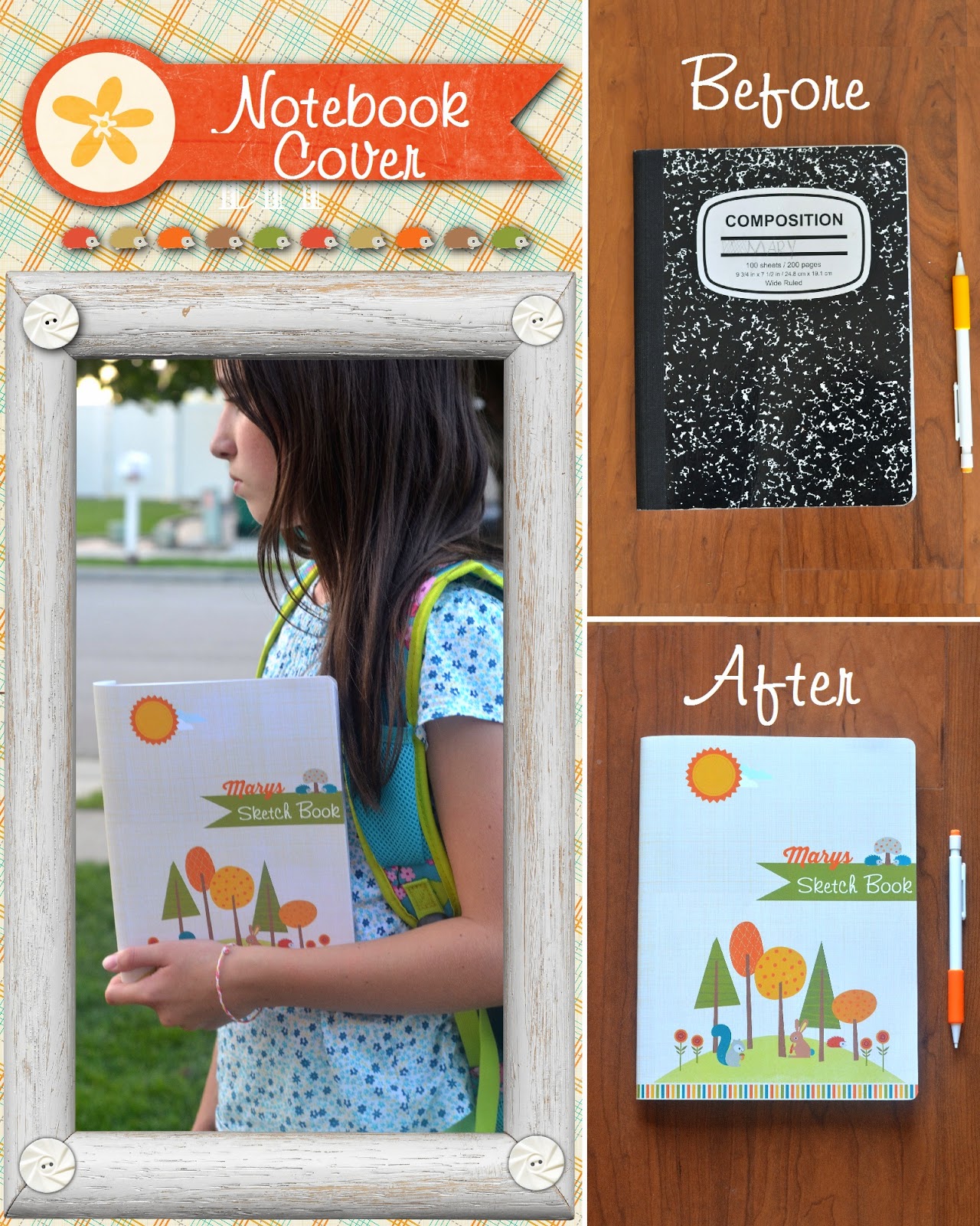 Digital Designs Scrapbooking: DIY Notebook Cover
