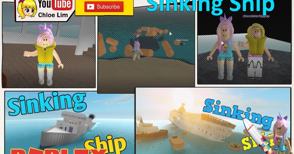 Roblox Sinking Ship Gameplay - We escaped the sinking ship to an island ...