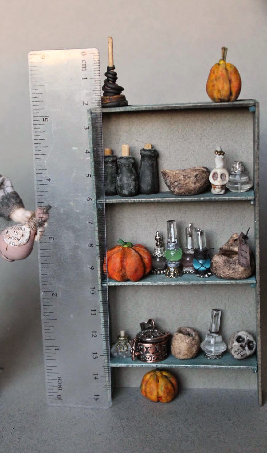 Julia Moiseenko HANDMADE: Ведьмин стеллаж / Halloween Witch Rack