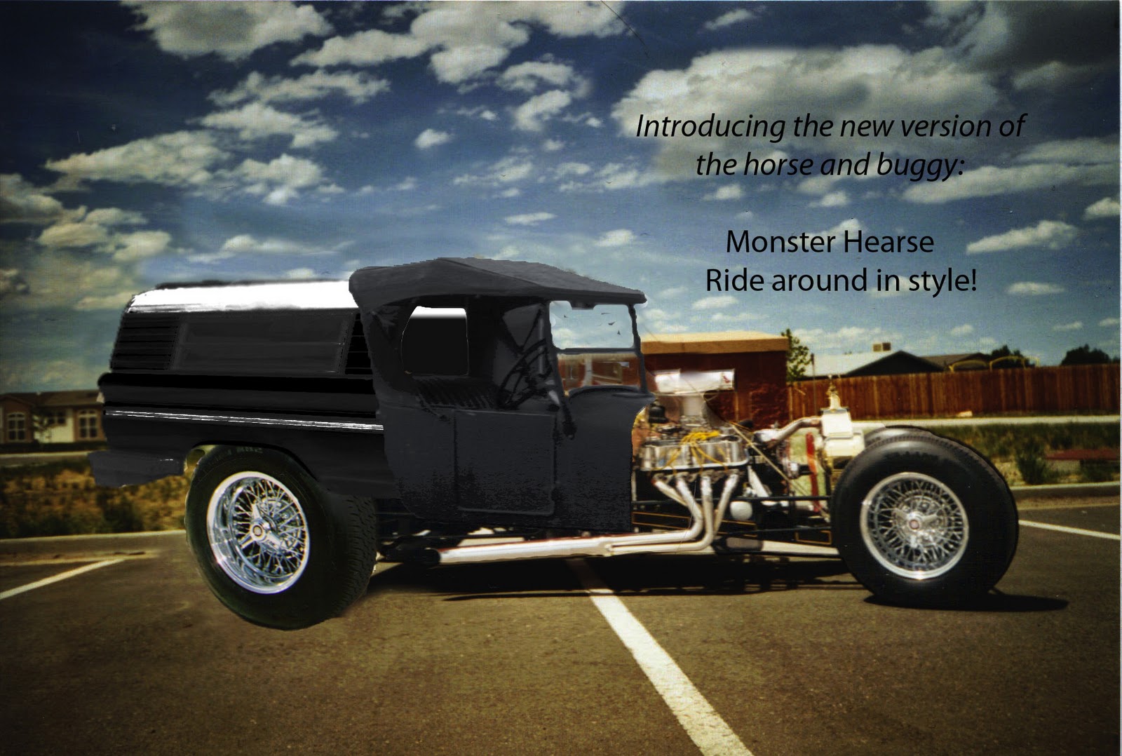 Digital Art and Design: Monster Hearse - Project 1