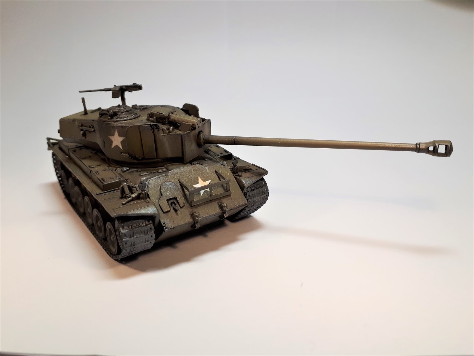 Tank construction by Lynhartt: T26E4 Super Pershing auf Trumpeter T26E4 ...