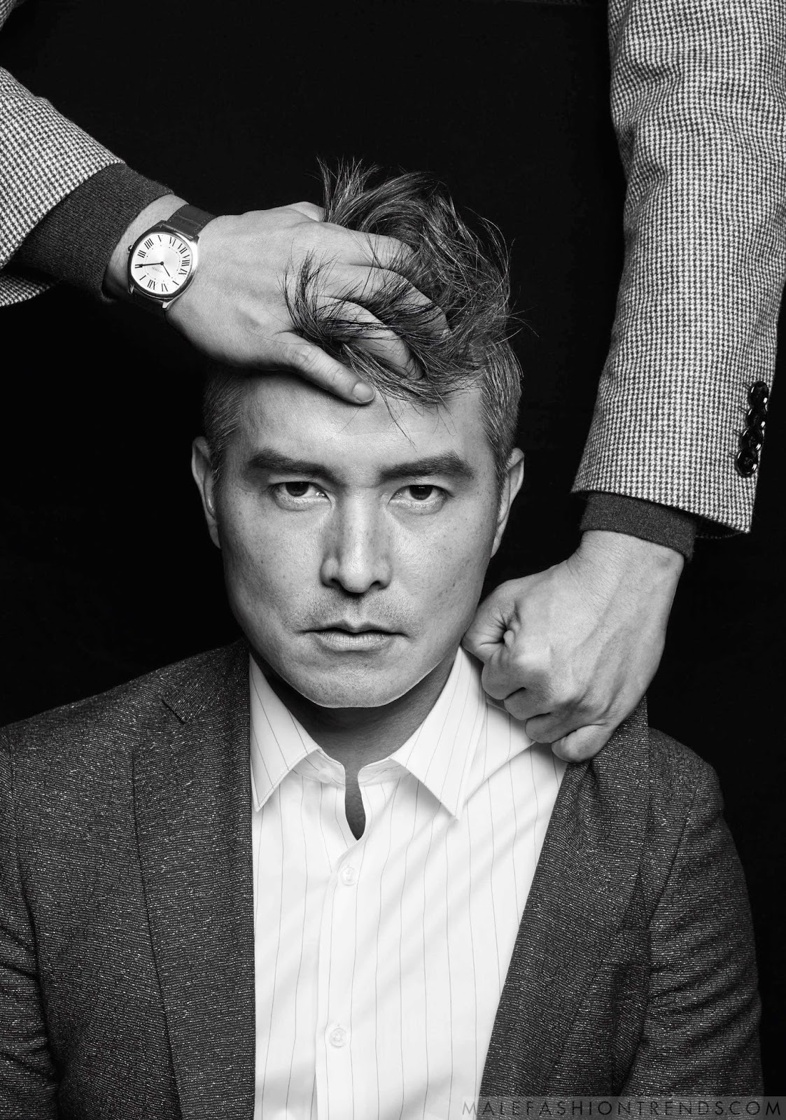 Padre e hijo en portada: Chris y Frederick Lee para Esquire Malasia