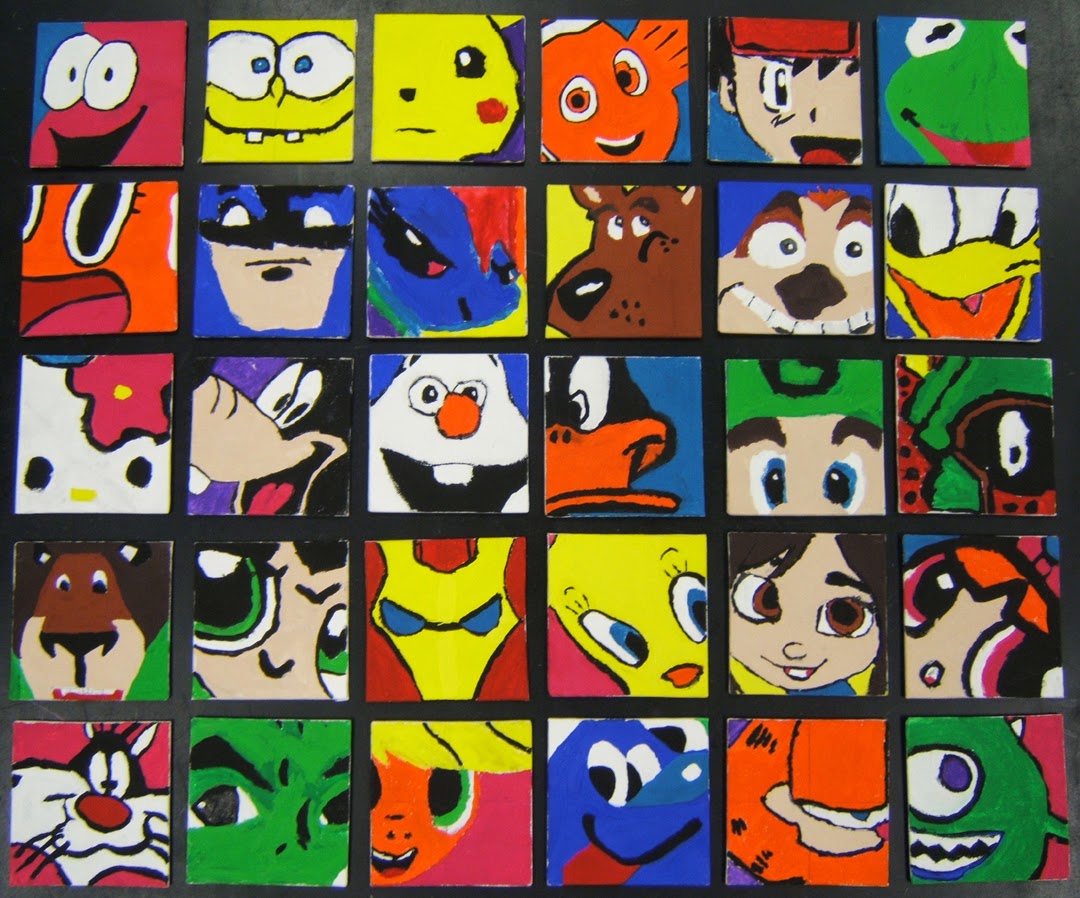 Mr. Weller's CIS Art News Blog: Pop Art Cartoon Faces
