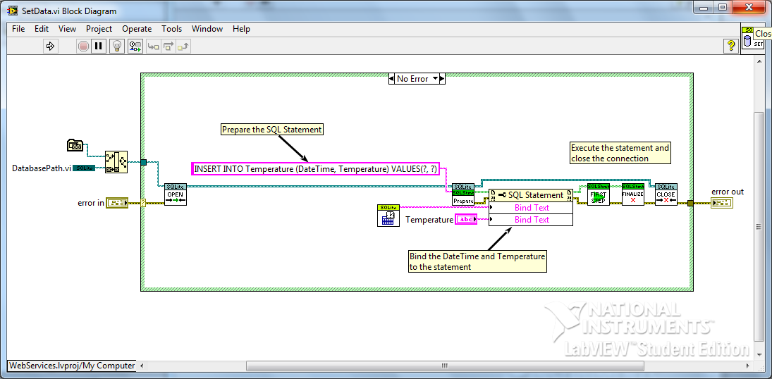 Etching Pathways Labview Web Services Part 3