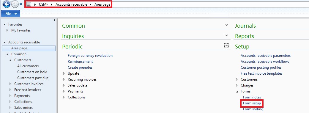 Microsoft dynamics Ax, D365 F& O: How to send invoice to customer using print management