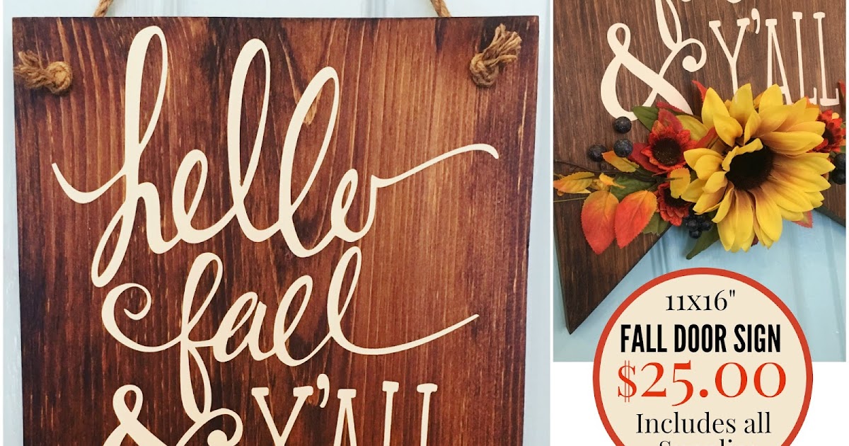Allred Design Blog: Fall Banner Sign Craft Class