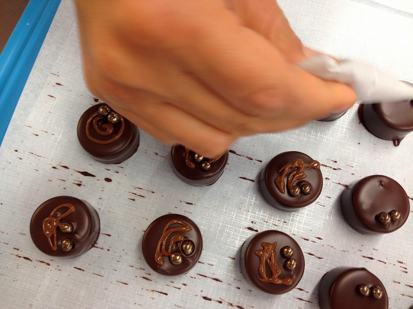somerville kitchen: Making Chocolates