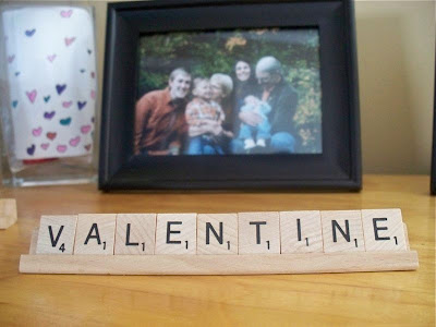 Kate's Kitchen: scrabble LOVE