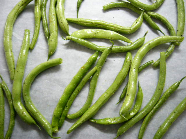 Beasley Farm of Brooksville: Yummy Green Beans, Roasted Finger Food!