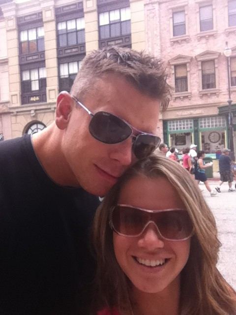 Sports Stars: Alex Riley With His Girlfriend In These Pictures In 2012