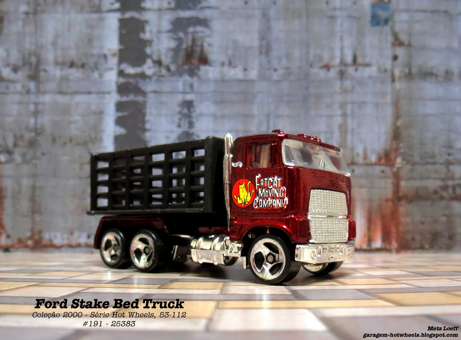 Garagem Hot Wheels Ford Stake Bed Truck