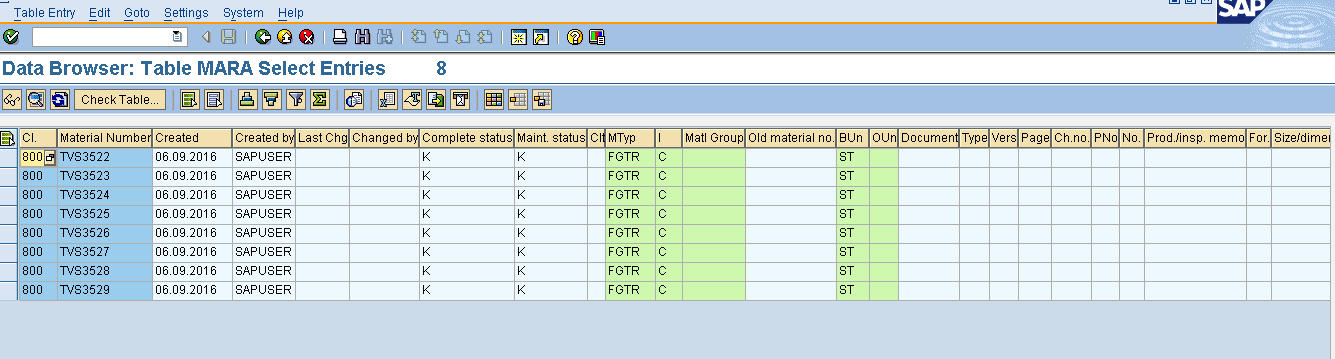 Uploading the Master records(MM01) to SAP System using Batch Input ...