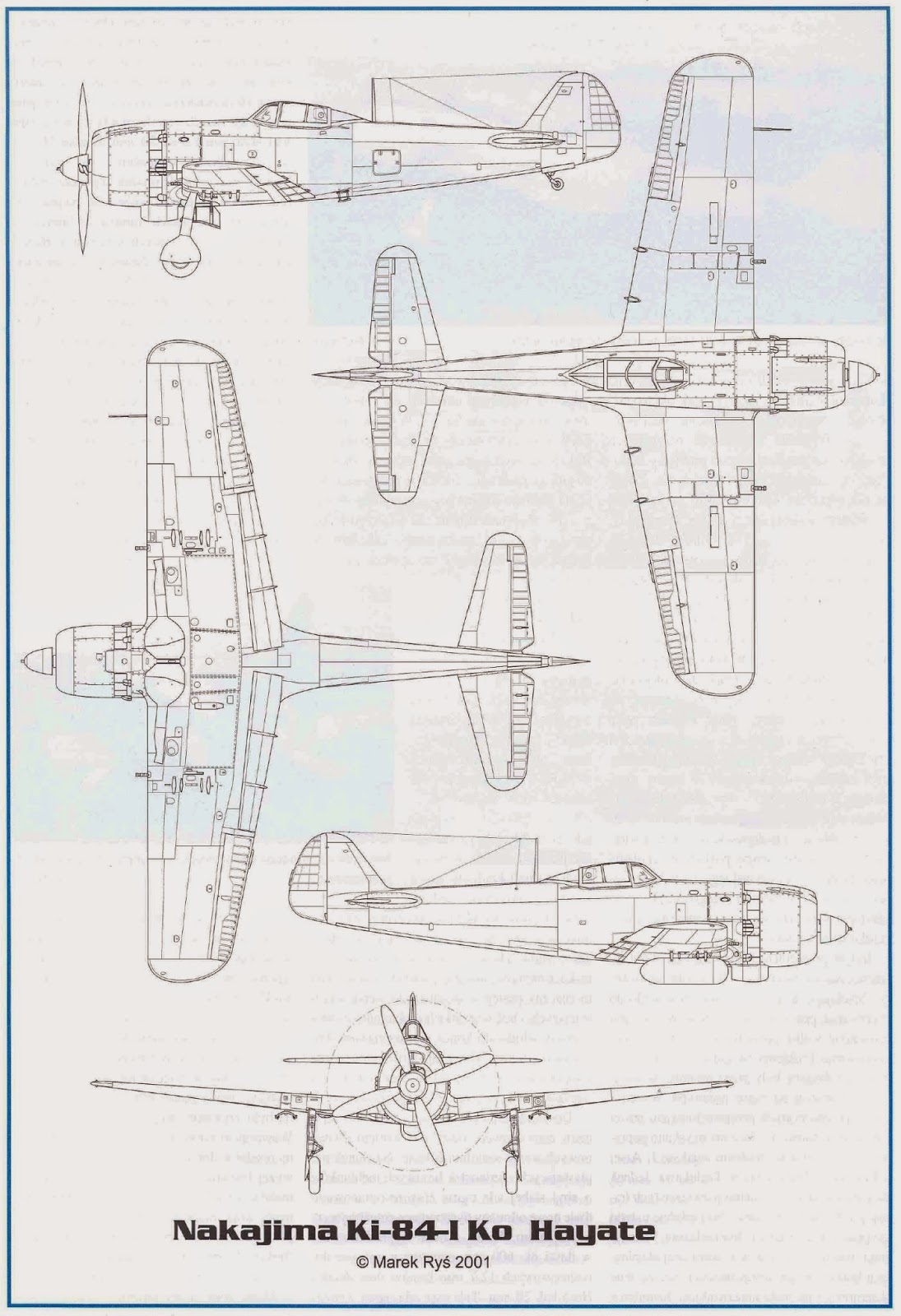 Japanese Aircraft of WWII: Nakajima Ki 84 Hayate 'Frank'