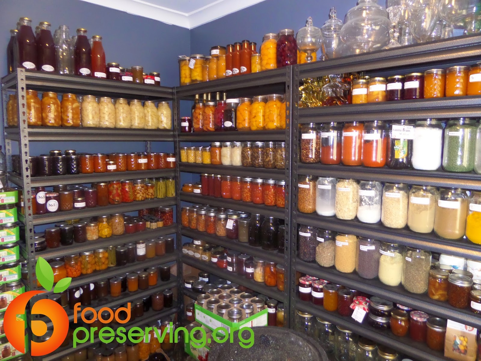 FOOD PRESERVING: EDUCATIONAL INFORMATION: CANNING PANTRY