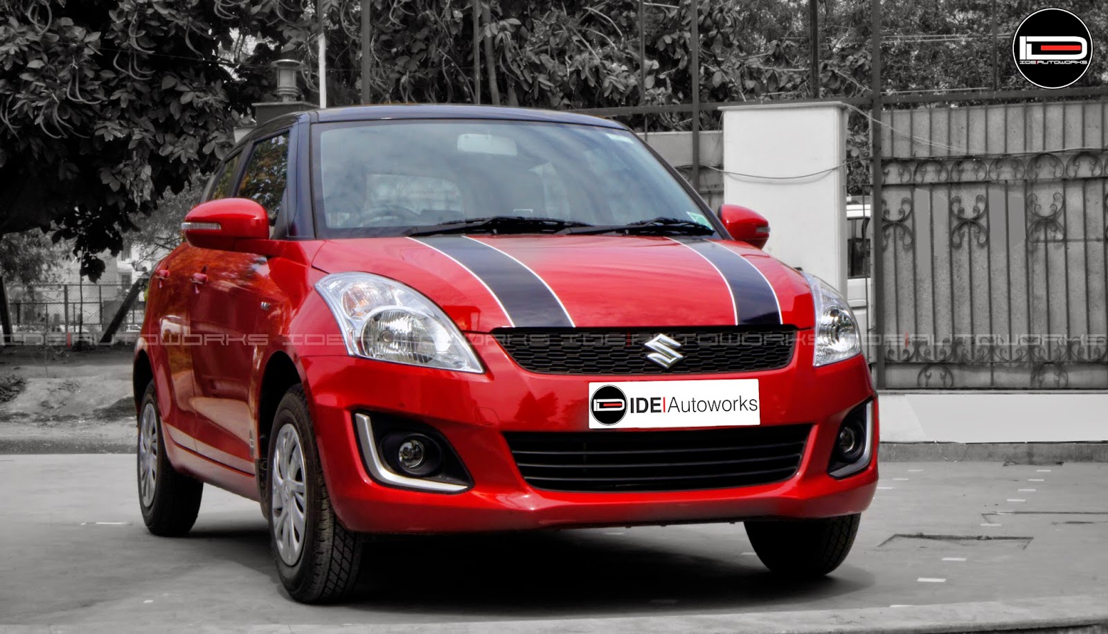 Swift Two Toned with Dual Racing Stripes by IDE autoworks | IDE Autoworks