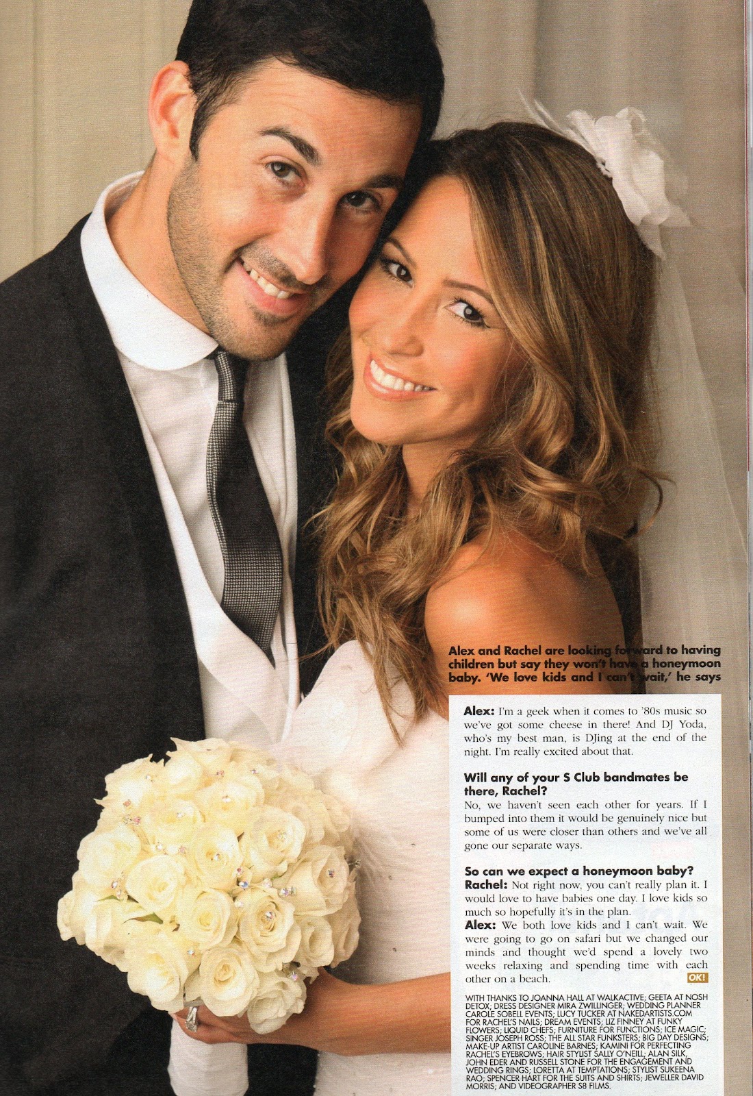 Red Carpet Wedding: Rachel Stevens and Alex Bourne - Red Carpet Wedding