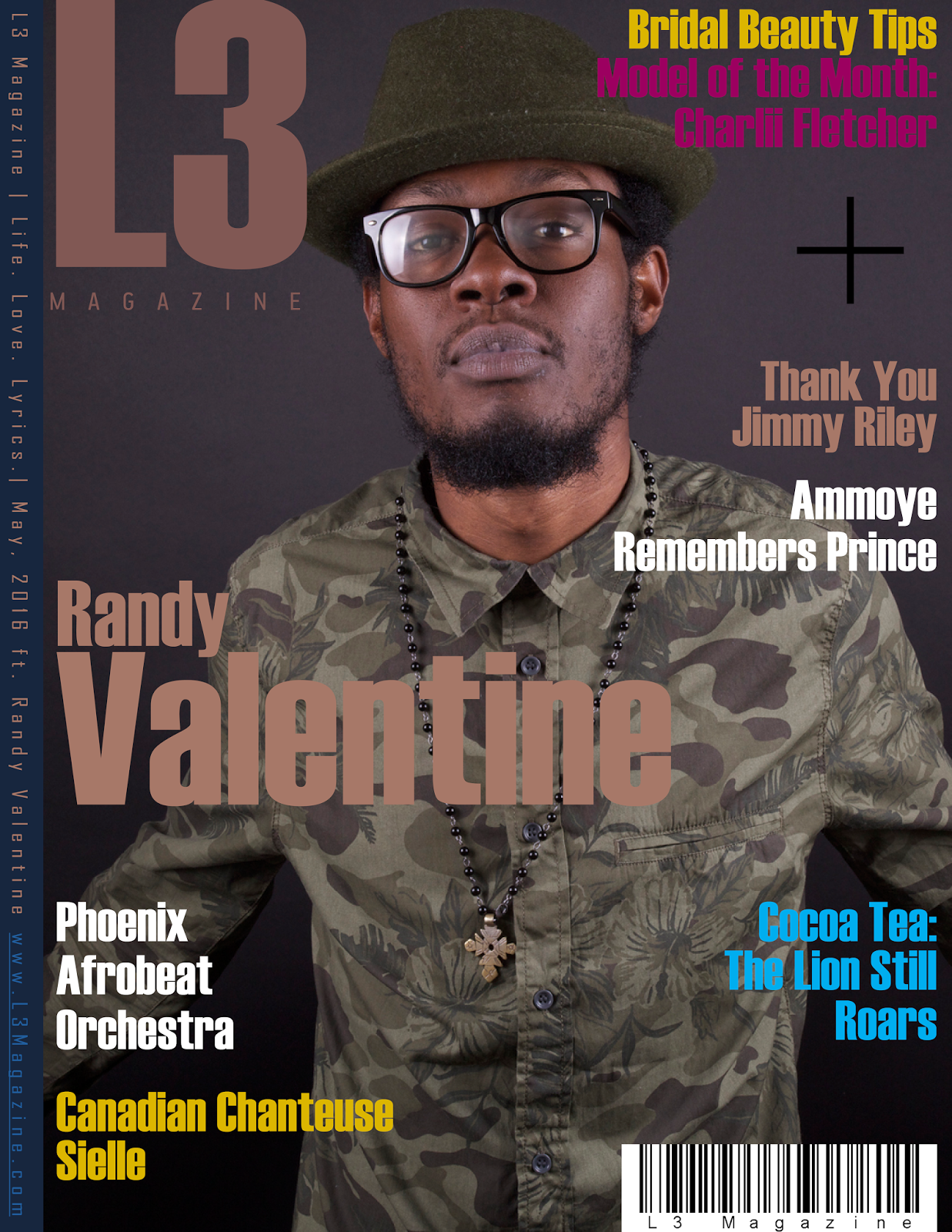 Natasha's Music Box: L3 Magazine Features UK Singing Sensation Randy ...