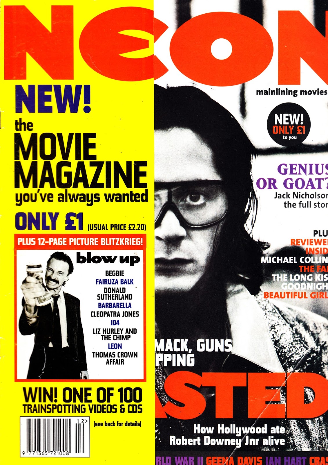 STARLOGGED - GEEK MEDIA AGAIN: 1996: NEON MAGAZINE ISSUE 1