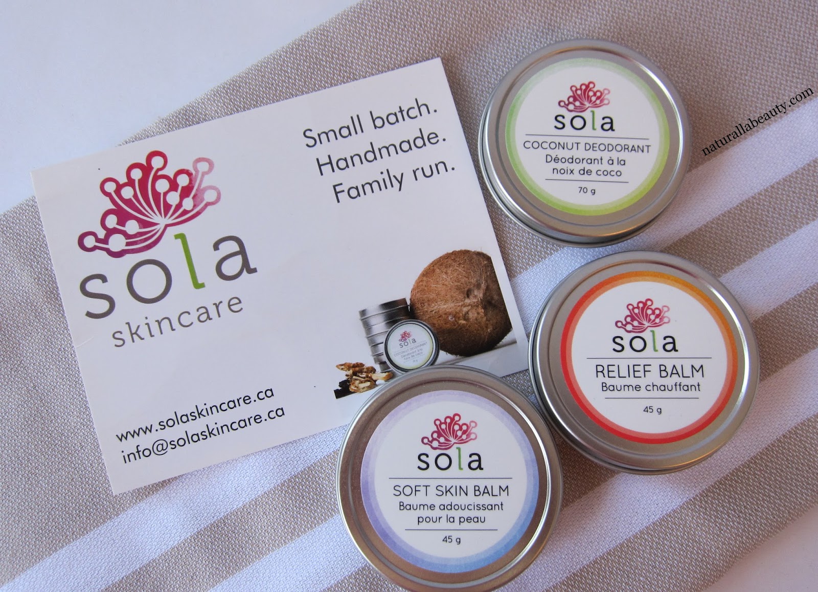 Outstanding Body Care from Sola Skincare - Naturalla Beauty