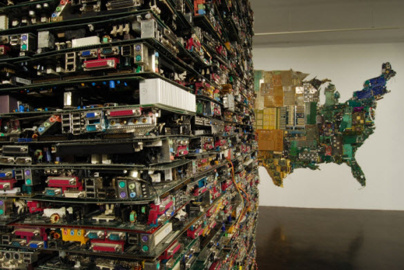 Amazing Map Art by Susan Stockwell from England