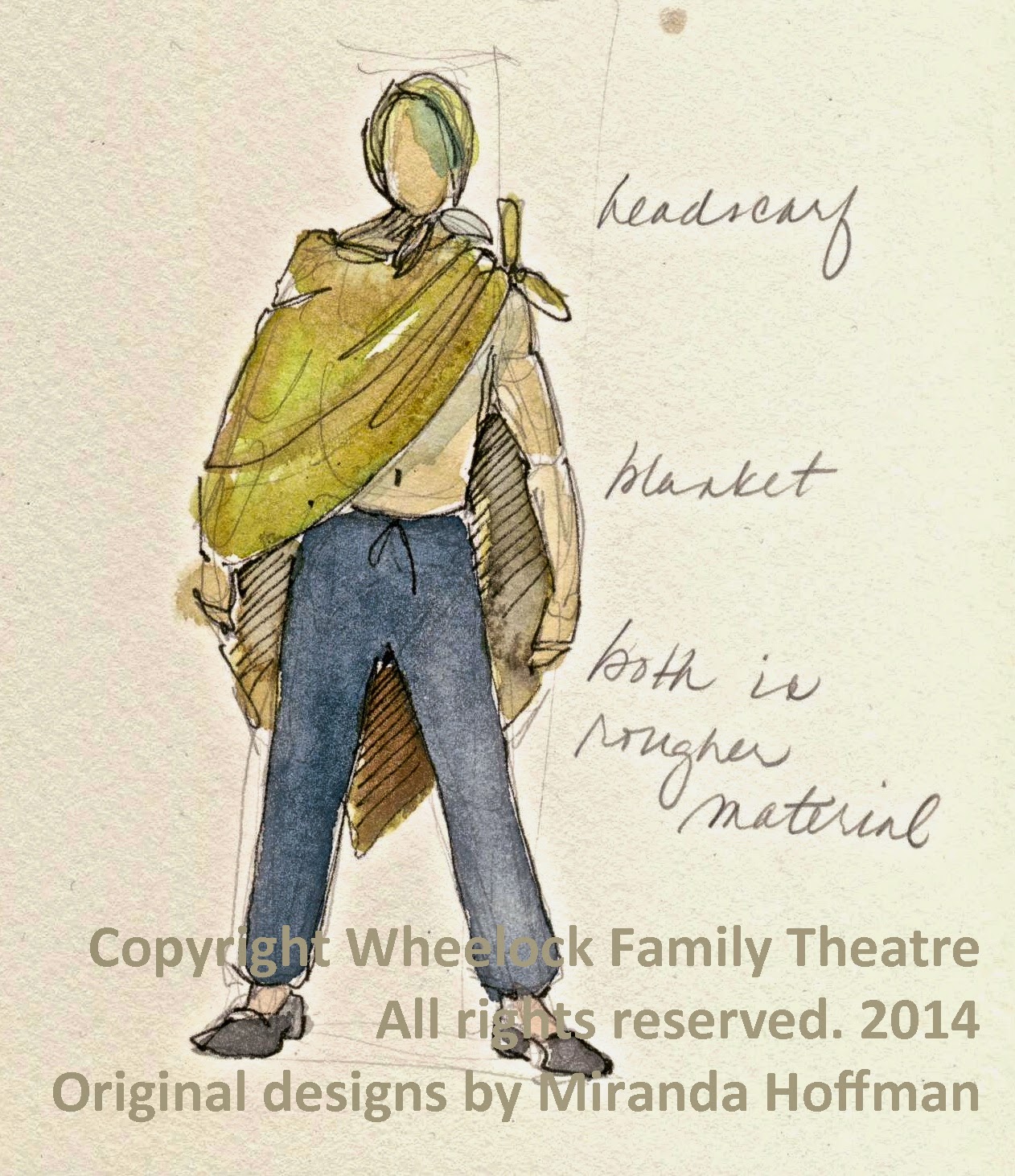 WHEELOCK FAMILY THEATRE BLOG: PINOCCHIO costume designs by Miranda Hoffman