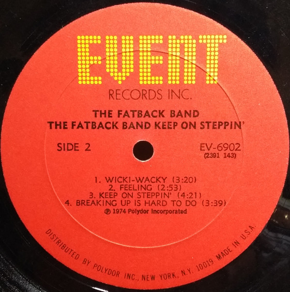 johnkatsmc5: Fatback Band “Keep on Steppin’”1974 US Soul Funk - (Best ...