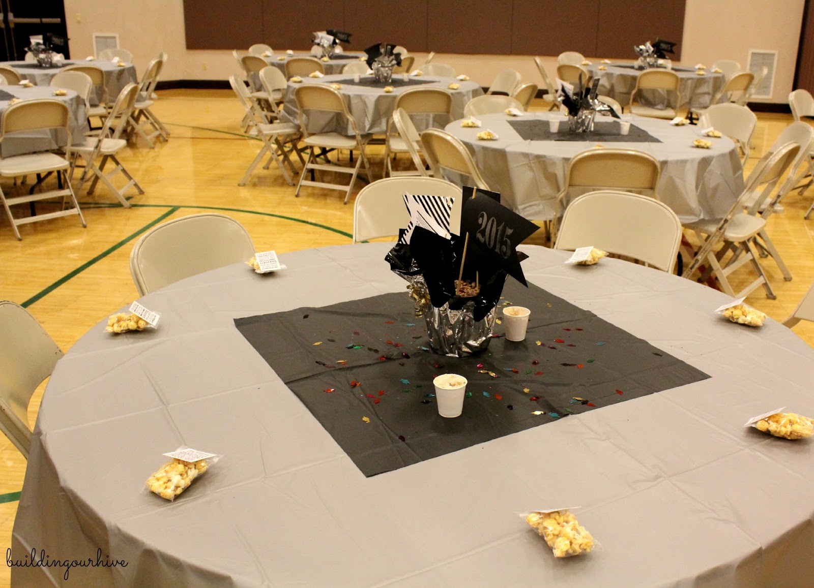 Building Our Hive: Graduation Table Centerpiece-seminary