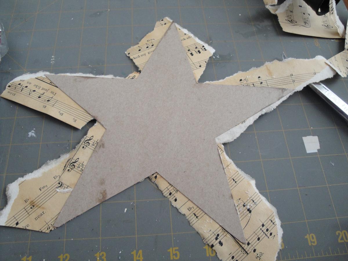 Hazelruthes's: Make A Vintage Style Star From A Cereal Box Tutorial