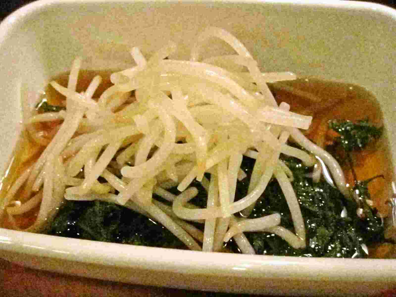 Recipes for Tom: Shungiku, moyashi, shiozake no ohitashi / garland ...