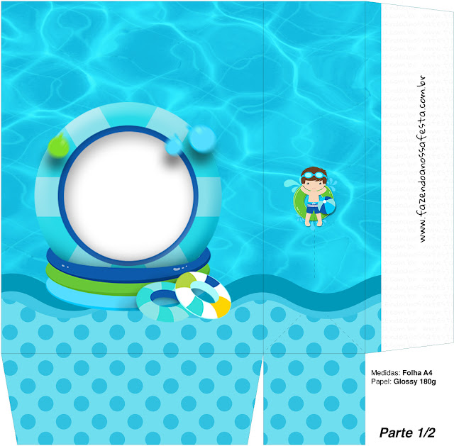Boy in Pool: Free Printables Boxes. - Oh My Fiesta! in english